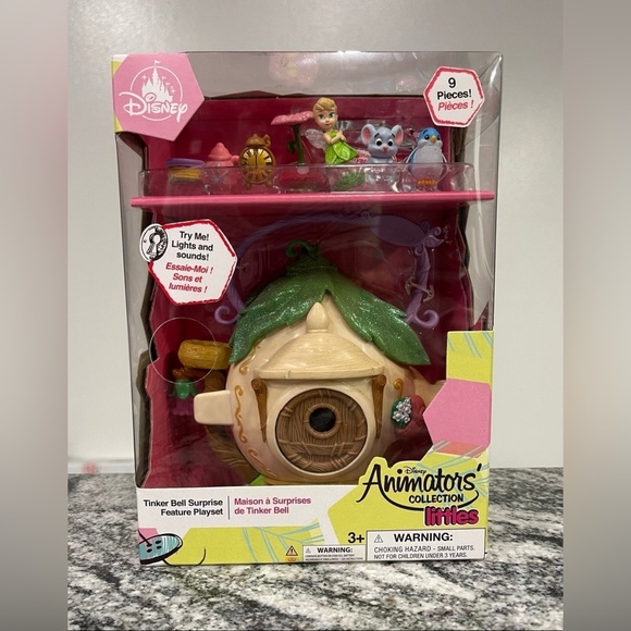 Disney | Toys | Disney Animators Tinker Bell Surprise Doll Playset ...